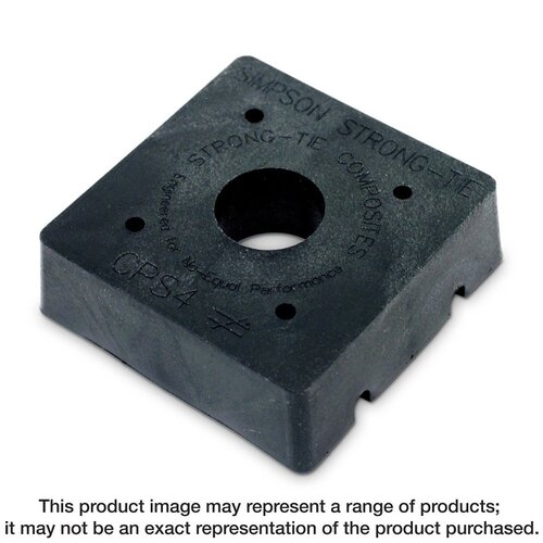 Simpson Strong-Tie CPS4-R CPS Standoff Post Base, 4 x 4 in Post ...