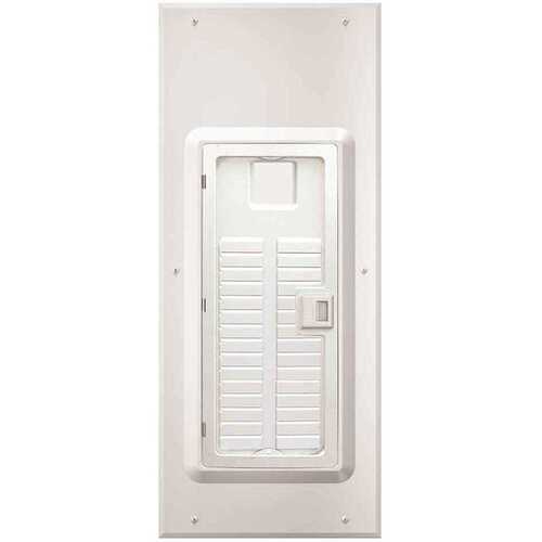 Leviton LDC30-W NEMA 1 30-Space Indoor Load Center Cover and Door with ...