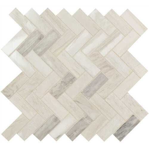 MS International, Inc ANGORA-HBP Angora Herringbone 12 in. x 12 in. x ...