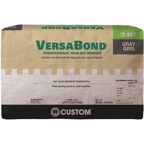 CUSTOM BUILDING PRODUCTS, INC. MTSG50 VersaBond Flex Series Thin-Set ...