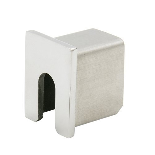 FHC CRVG1WCPS V-Cut 11 Gauge Cap Rail Wall Mount End Caps - Polished ...