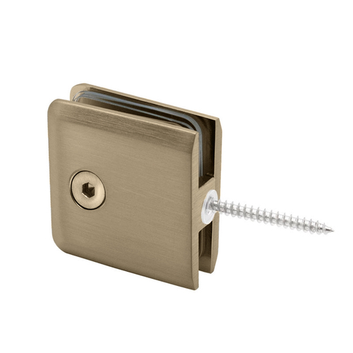 FHC BPT1WBBRZ FHC Beveled Wall Mount Pivotable Transom Clamp - Brushed ...