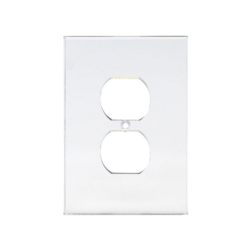 FHC AMP103 FHC Clear Single Duplex Plug Acrylic Mirror Plates