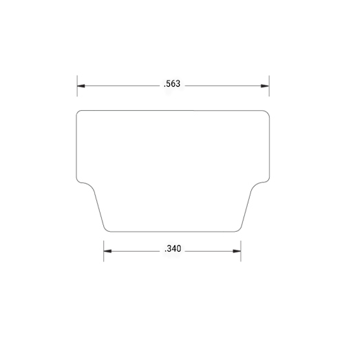 Brixwell AS3940-CCP95-XCP50 9/16" Single Seal Aluminum Ig Spacer Bar ...