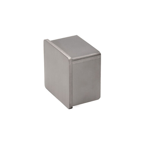 FHC SC20ECBS FHC End Caps for 2" Square Roll Formed Cap Rail - Brushed ...