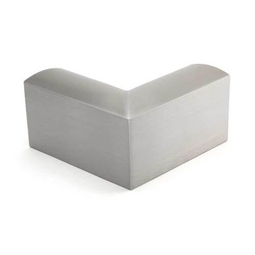 FHC CRVGR2X3HBS FHC 2" x 3" V-Cut Cap Rail with Radius Top 6" x 6 ...