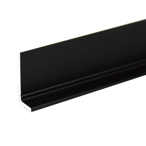 Brixwell 0DV607MB-CCP95 1/4" Aluminum L-Angle Extrusion Matte Black 95 ...