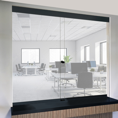 FHC SN4848XXDU Shannon Frameless Pass-Thru Window XX - Black Bronze ...