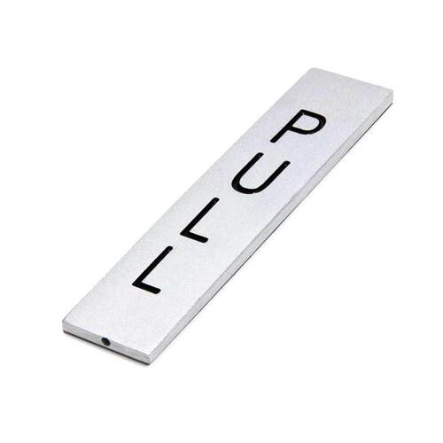FHC PPD4VSA FHC PULL Sign with Black Lettering with Adhesive Backing ...