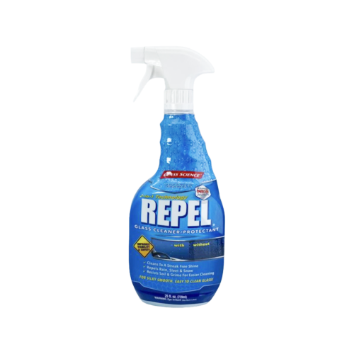 Unelko 30103 Repel Eco Friendly Auto Glass Cleaner and Repel, 25 oz