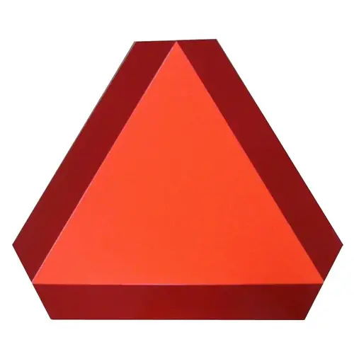 SMV INDUSTRIES 2-CH "Slow Moving" Vehicle Sign, Steel Buy Now