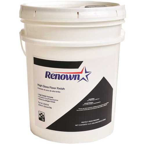Renown REN045 High-Gloss Floor Finish 5 Gal. Pail Renown REN045 High-Gloss Floor Finish 5 Gal. Pail