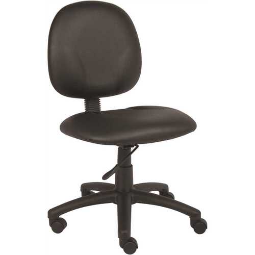 BOSS Office Products B9090-CS Black Armless Office Task Chair ...