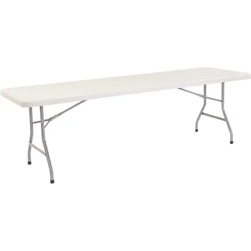 National Public Seating BT-3096 96 in. Grey Plastic Folding Banquet ...