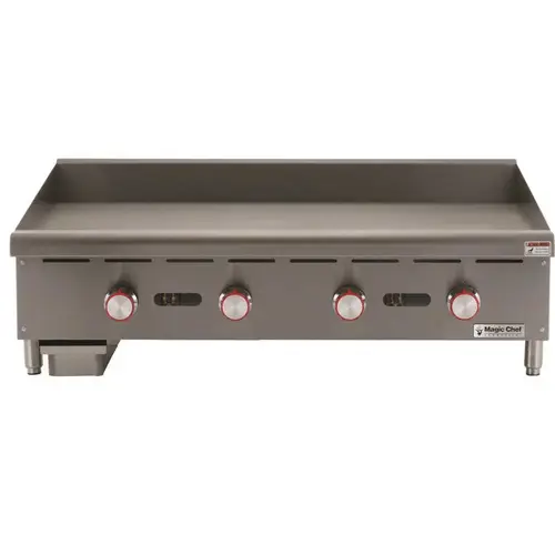 Magic Chef MCCTG48A 48 in. Commercial Thermostatic Countertop Griddle ...