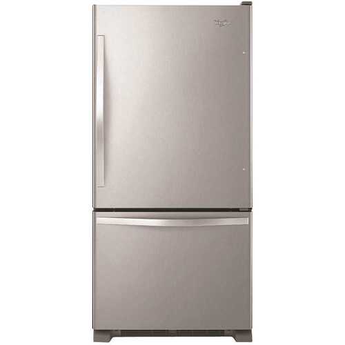 Whirlpool WRB322DMBM 22 cu. ft. Bottom Freezer Refrigerator in ...