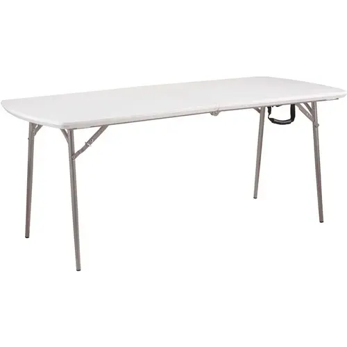 National Public Seating BMFIH3072 72 in. Grey Plastic Fold-in-Half ...