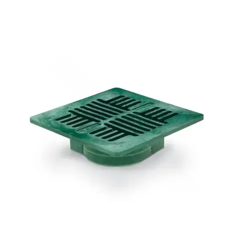 RAIN BIRD DG7USG Rain Bird 7" Green Universal Square Drain Grate Buy Now