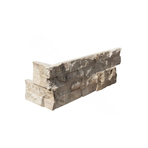 NPT LPC115618SF 6" X 18" River Travertine Ledger Panel Corner