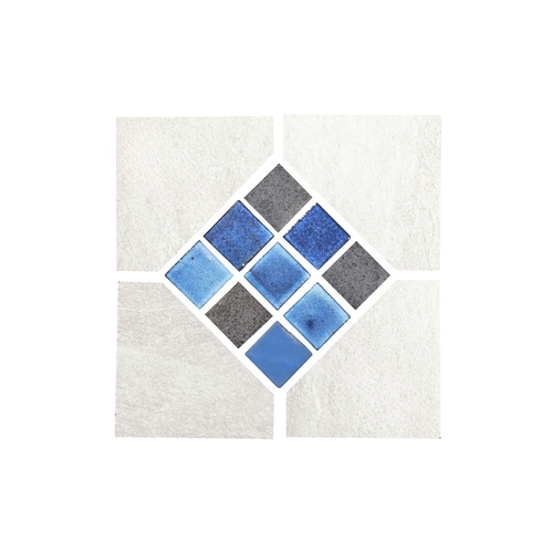 NPT SLT-WHITE DECO 6" X 6" Slate Stone Look Tile White Deco Buy Now