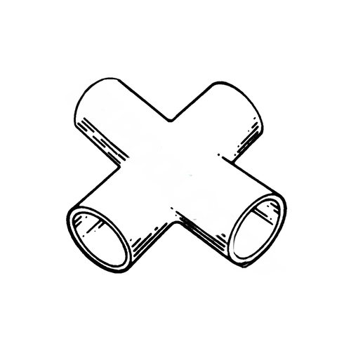 WESTLAKE PIPE AND FITTINGS 420012 1.25" Slip X Slip X Slip X Slip Sch40 ...