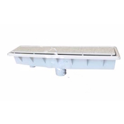Pentair 280072 Avsc Dark Gray Phx Pebble Top Single Inlet Top Channel Drain