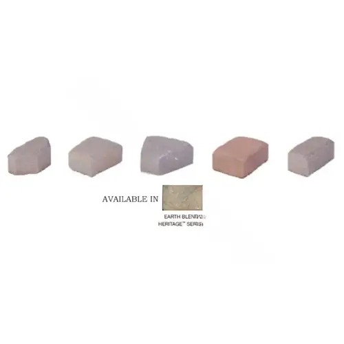 Keystone Hardscapes 63721 60mm Plaza Stone Circle Pavers Bundled Earth ...