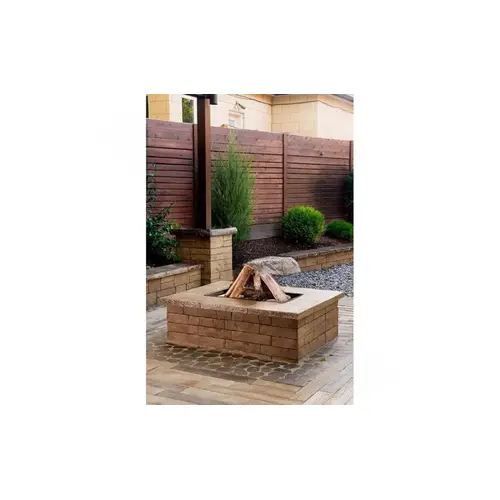 Techo-Bloc 006119 Square Brandon Fire Pit With Push Button Ignition Buy Now
