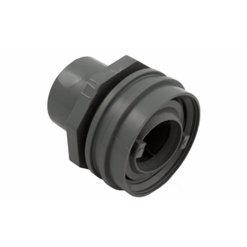 Waterway Plastics 400-9197 1" Socket Gray Flush Mount Return Fitting