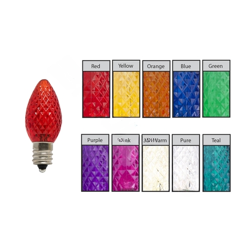 THE SOURCE INC LED-C7-RED-SMD Seasonal Source C7 Red Dim Led Smd/smt ...