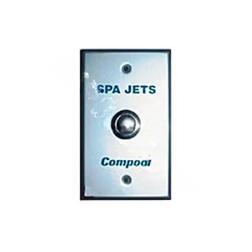 Pentair RCS1 Single Gang Plate Wall Mount Spa Jet Switch For Compool ...