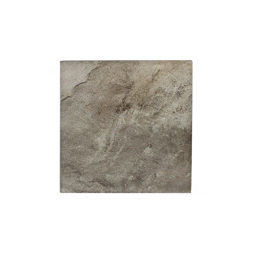 NPT TILE RLN-SILVER SBN 6" X 6" Ridgeline Single Bullnose Tile Silver