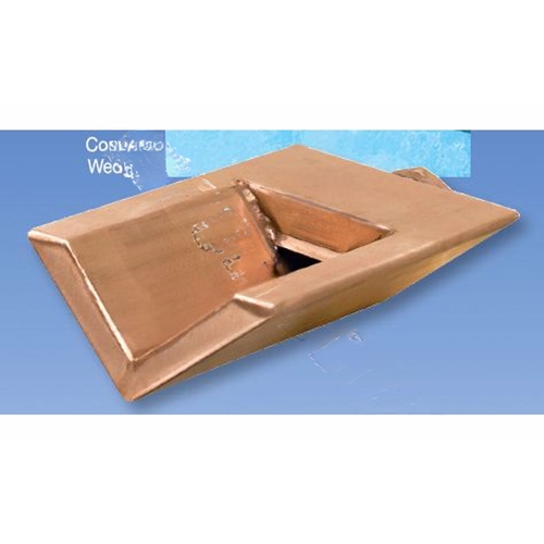 Bobe Water & Fire Features WC-8 8" Copper Wedge Scupper