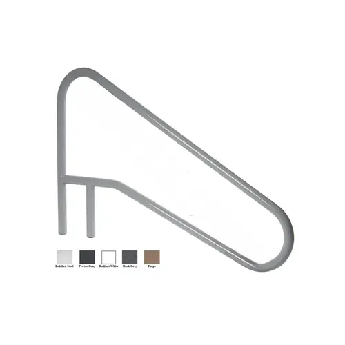 S.R. SMITH DMS-102B-MG 54" Marine Grade Angled Deck Mounted Stair Rail ...