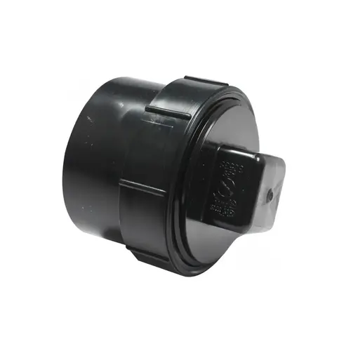 CANPLAS 103703ASBC Cleanout Body with Plug, 3 in, FNPT x Spigot, ABS ...