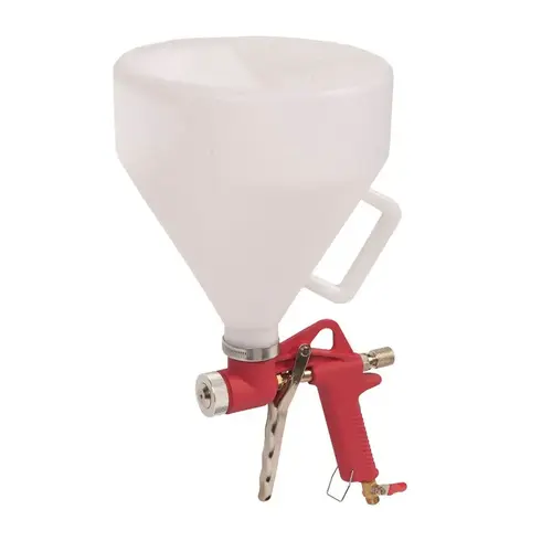 Hyde 09980 Air Texture Hopper Gun, 1.5 gal Hopper, 6.5 cfm, Metal ...