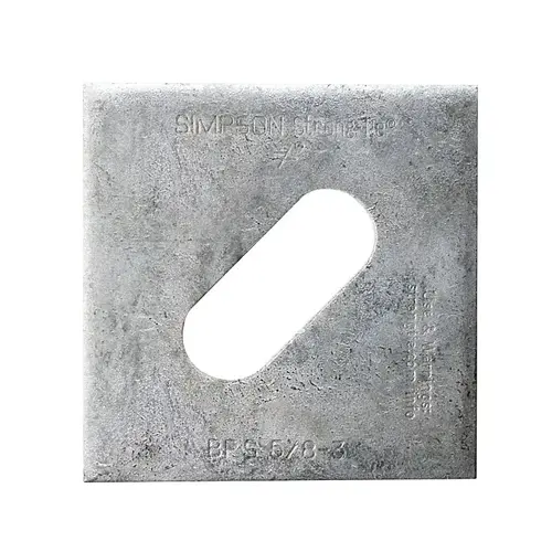 Simpson Strong-Tie BPS 5/8-3HDG BP Bearing Plate, 3 ga Gauge, Steel ...