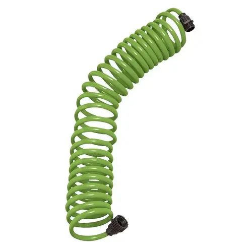 Orbit 26380 Coil Garden Hose 3/8" D X 25 ft. L Heavy Duty Expandable ...