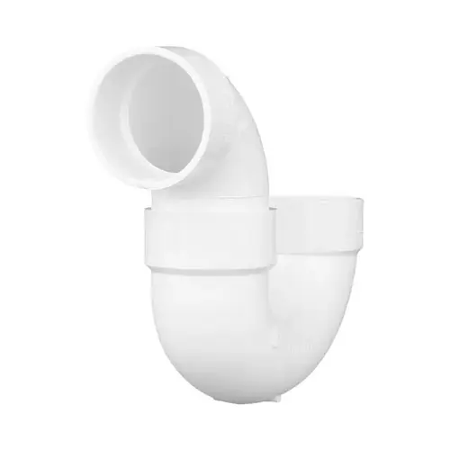 Charlotte Pipe PVC00706X1000 P-Trap Schedule 40 3" Hub T X 3" D Hub PVC ...