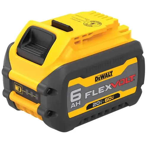 DEWALT DCB606 Rechargeable Battery Pack, 20/60 V Battery, 6 Ah, 1 hr ...