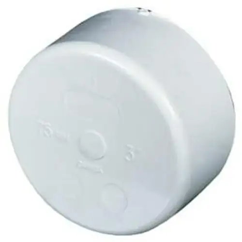 IPEX USA LLC 040959 Sewer and Drain Pipe Cap, 4 in, Hub, PVC Buy Now