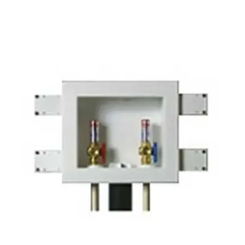 Oatey 48202 Quadtro Washing Machine Outlet Box, 1/2 in Connection ...