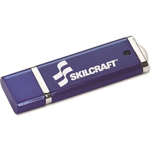 SKILCRAFT NSN5584993 USB Flash Drive With 256-Bit Aes Encryption, 8 Gb ...