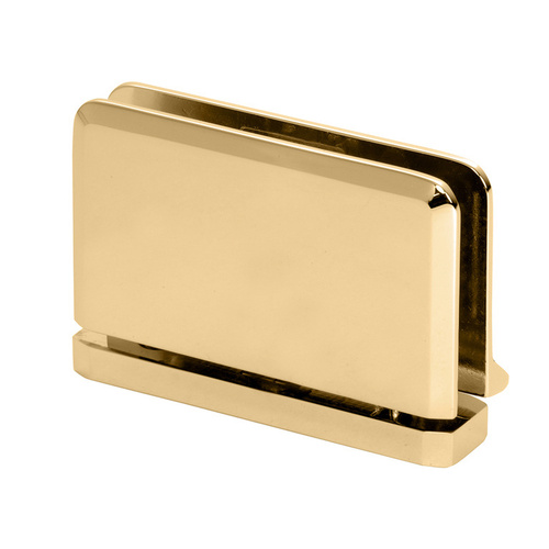 CRL PPH08BR Polished Brass Prima Hinge with Rear Drip Plate