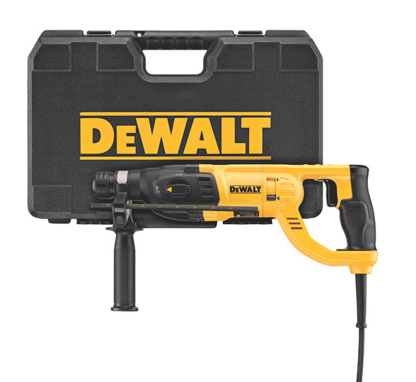 DEWALT D25262K Rotary Hammer Kit, 8 A, SDS-Plus Chuck, 1 in Chuck, 0 to ...