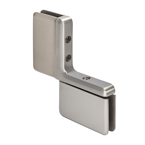 CRL PPH04BN Brushed Nickel Prima 04 Series Inline Panel Mount Hinge