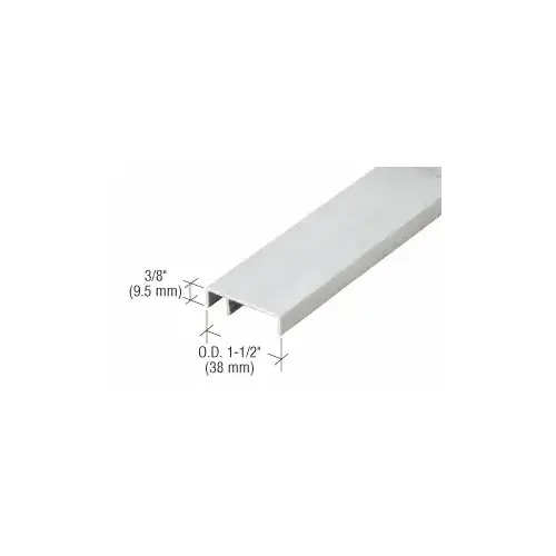 CRL 487X01511 487 Clear Anodized OfficeFront Face Trim - 24'-2" Stock ...