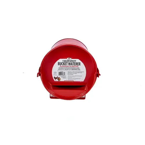 Little Giant PGB1 1-Gallon Painted Galvanized Bucket Waterer for ...