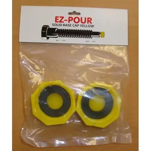 COMBINED MANUFACTURING 20232547 EZ-POUR Solid Base Cap Yellow Buy Now
