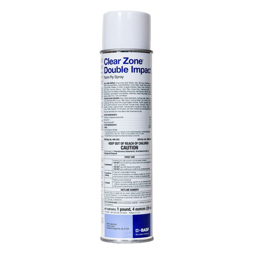 BASF 59026317 Clear Zone Double Impact Farm Fly Spray 14-oz